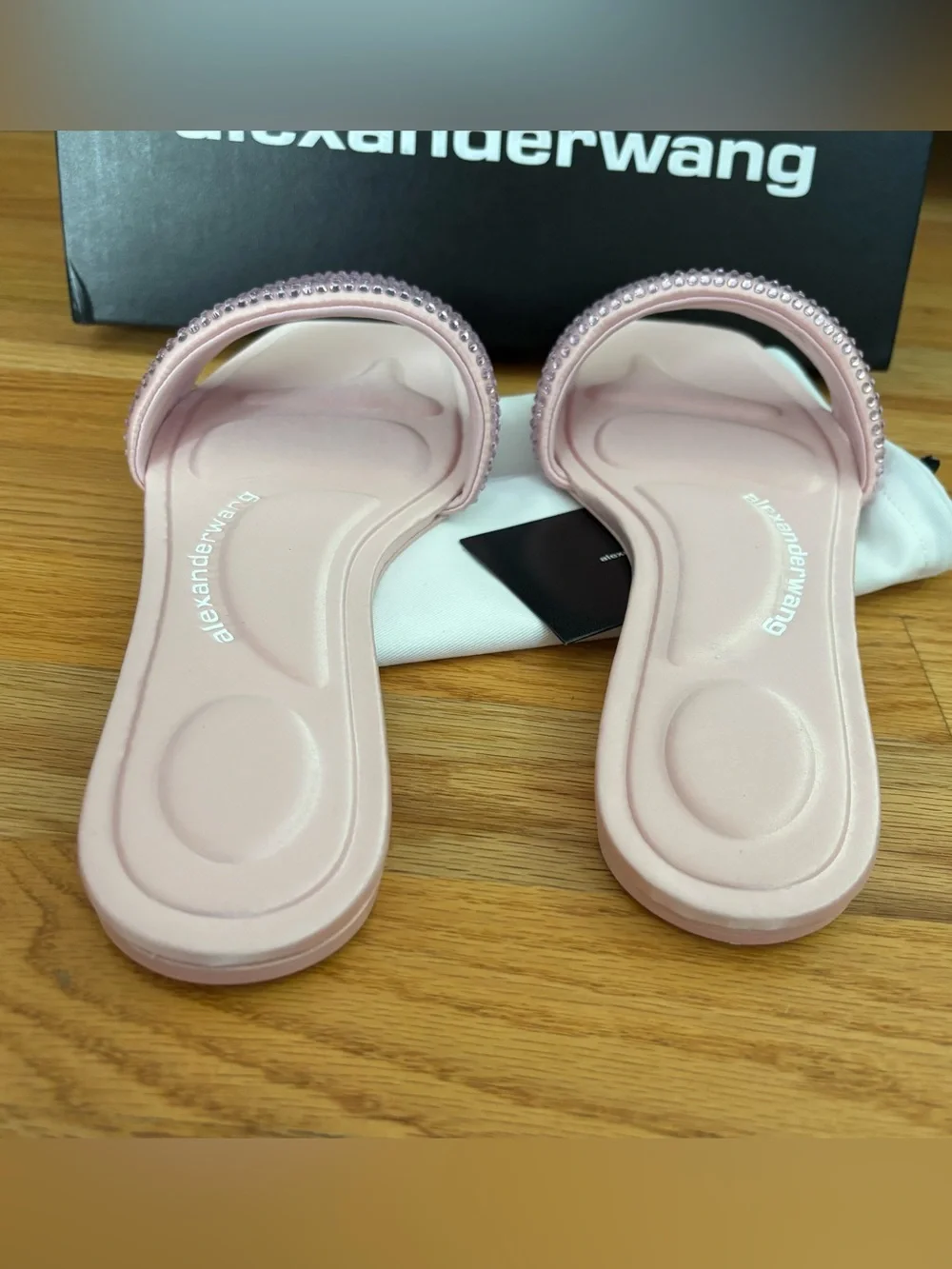 Alexander Wang | Shoes | Pink Alexander Wang Crystal Slides | Poshmark